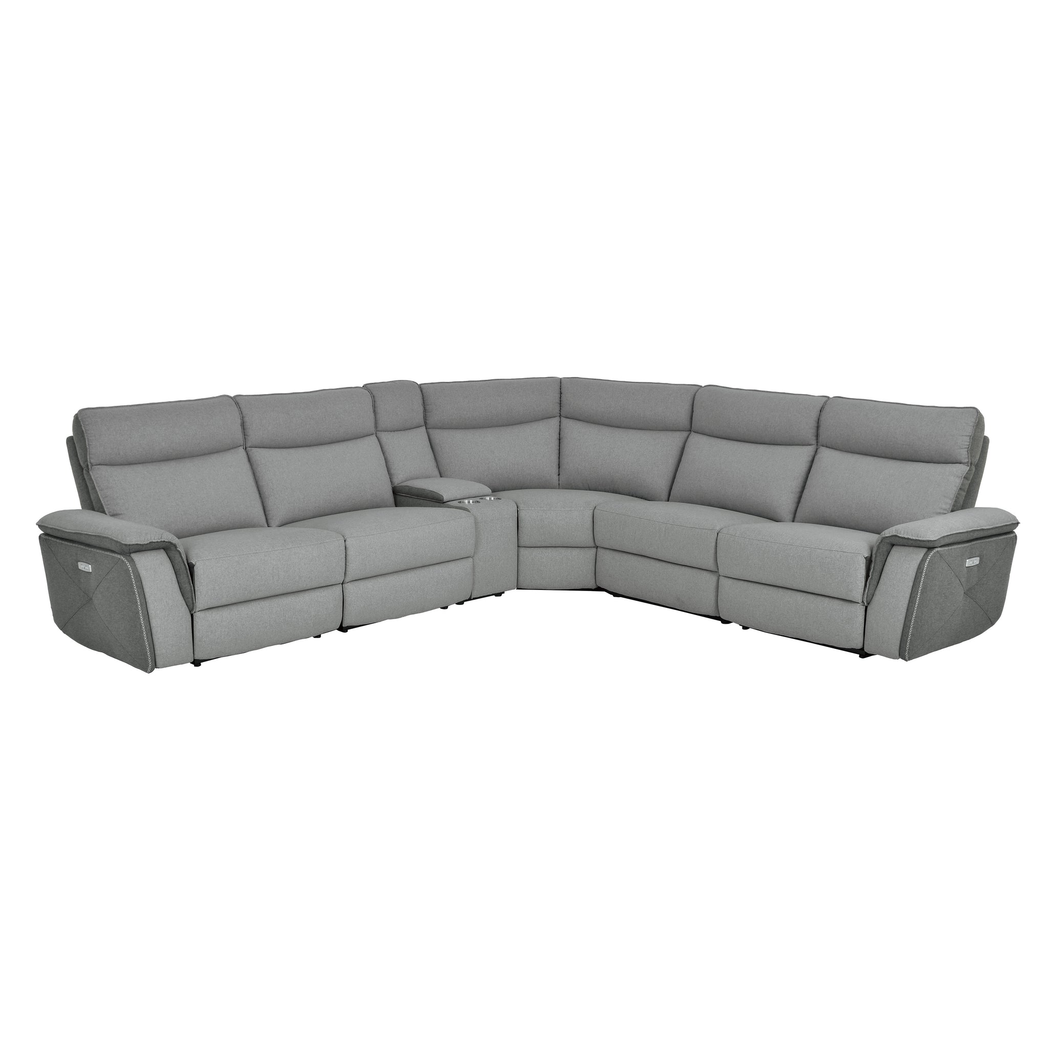 Corner Modular Recliner Lounge Suite With Sofa Bed | Baci Living Room